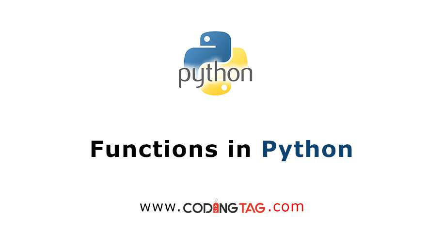 Functions In Python How Create Functions In Python